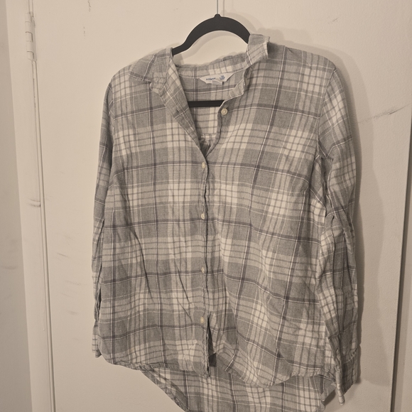 Old Navy | Tops | Old Navy Classic Gray Checkered Shirt | Poshmark